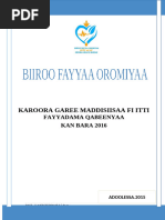 Duub-Deebii Kurmaana Hanga Muddee 30-4-2016 WDG | PDF