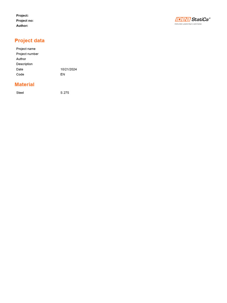 Structural Analysis Report for Steel Project | PDF | Mechanical ...