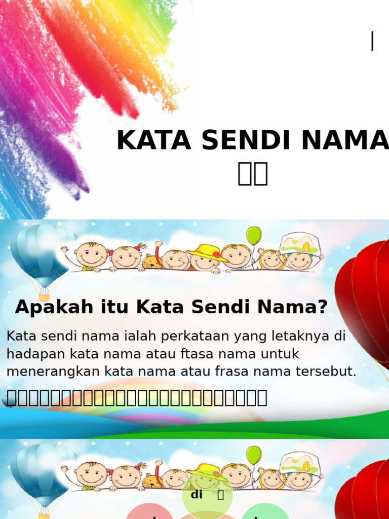 Kata Sendi Nama | PDF