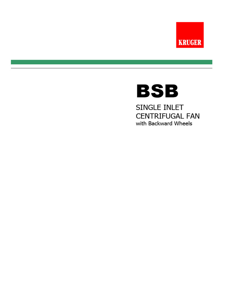 BSB Catalogue - Kruger Ventilation | PDF | Mechanical Engineering ...