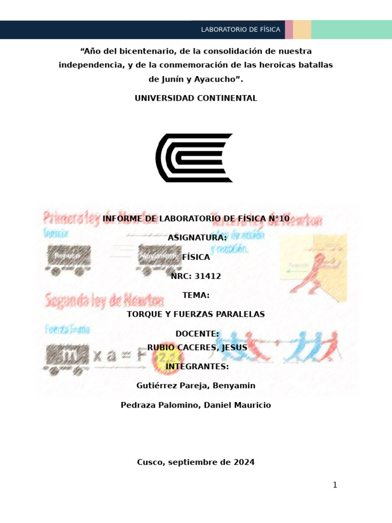 LAB 11 (1) .docxOWO | PDF | Fuerza | Masa