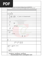 CXC CAPE Pure Mathematics Formulas Sheet | PDF | Mathematical Analysis | Mathematical Concepts