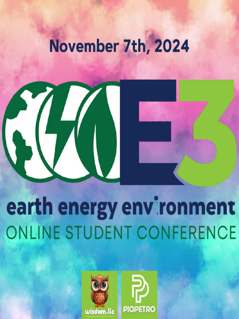 4th E3 Flyer 2024-Final | PDF | Nature | Energy Technology
