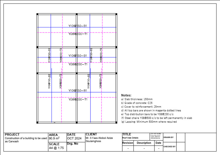 Roof Slab Details | PDF