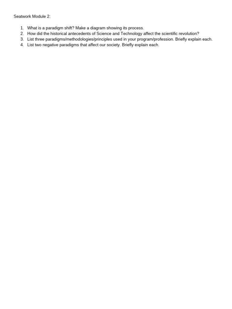 Seatwork 2 Sts | PDF