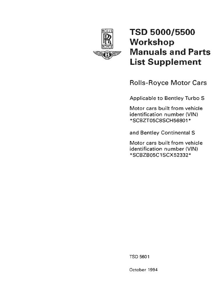 TSD 5601 | PDF | Vehicle Technology | Automotive Technologies