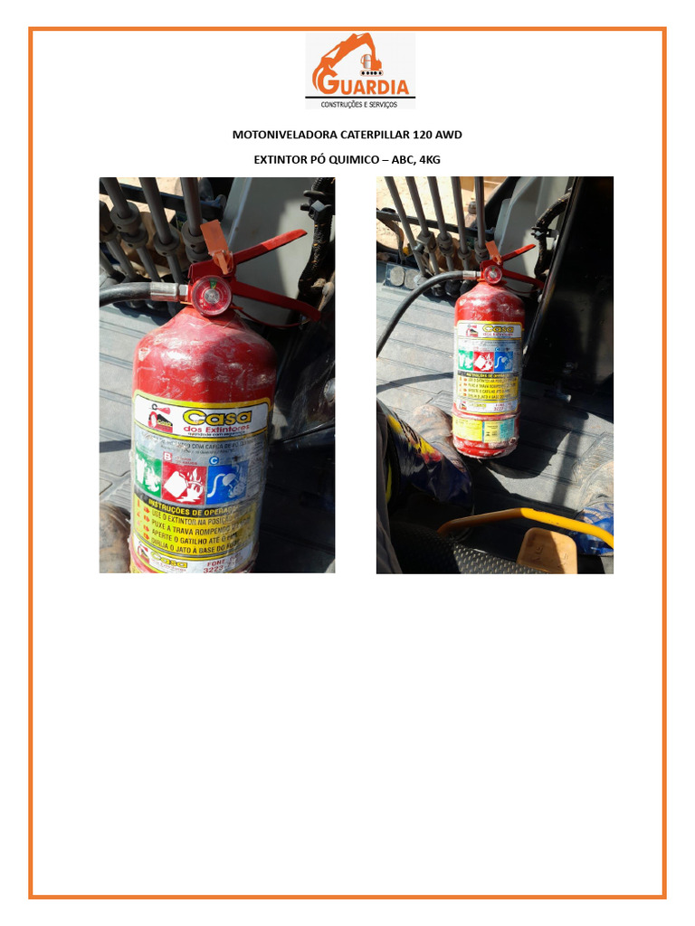 Relatório Fotográfico Extintores | PDF | Tecnologia e Engenharia