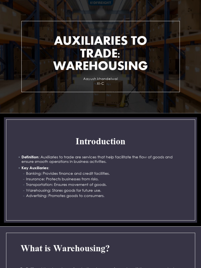 Warehousing | PDF | Warehouse | Goods