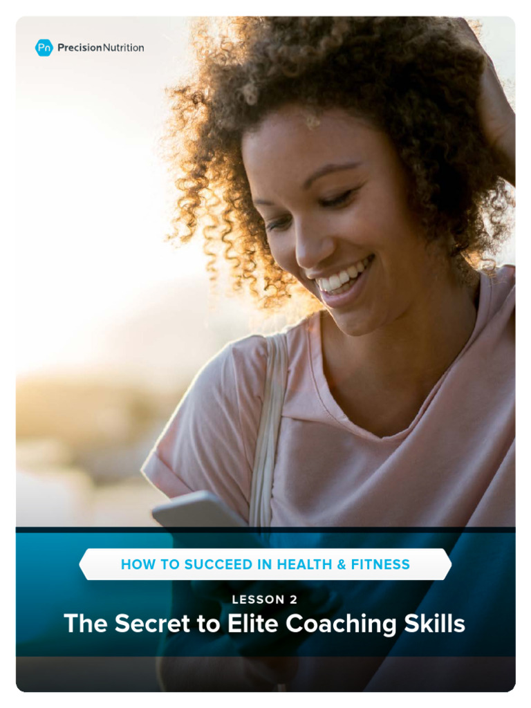 How To Succeed in Health and Fitness Lesson 2 v2 | PDF | Personal Trainer