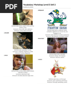 Vocabulary Workshop Level E Unit 4 | PDF