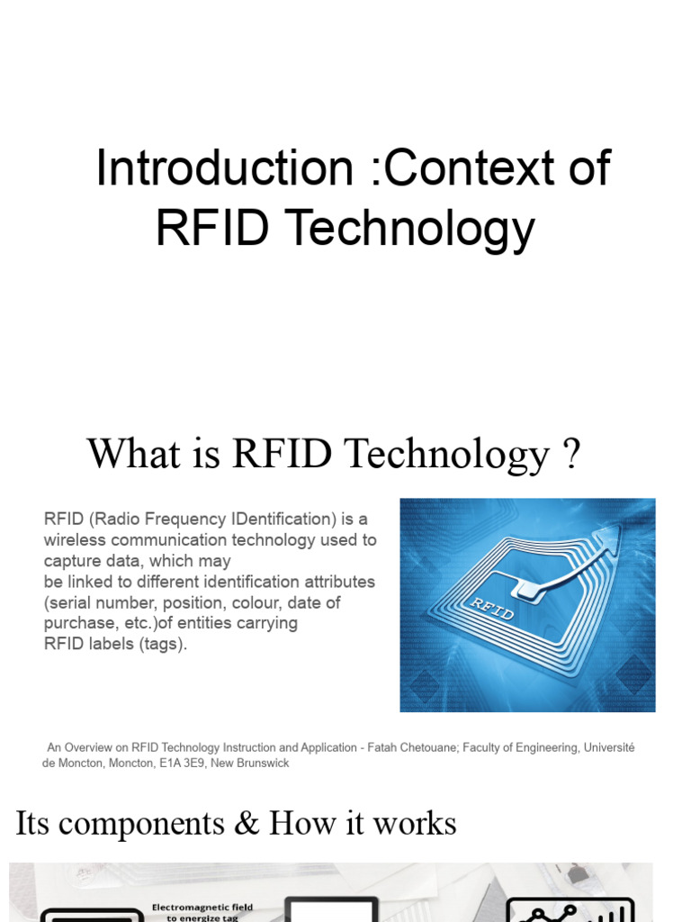 Application of RFID Systems in SCM | PDF | Radio Frequency ...