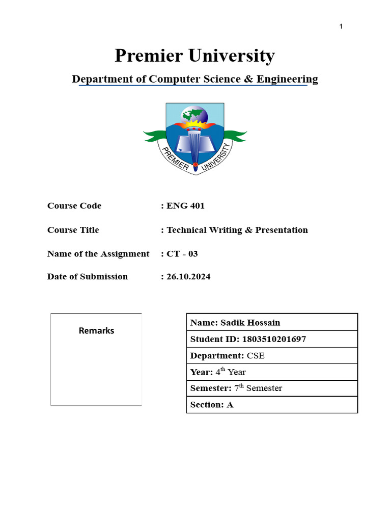 TWP CT3 Assignment 1697 | PDF | Computing | Science