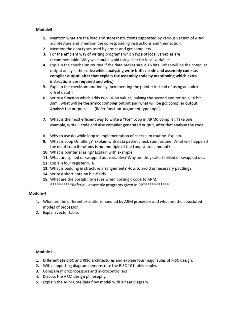 question bank | PDF | Central Processing Unit | Pointer (Computer Programming)