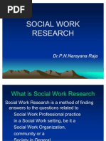 Meaning of Social Work Research | PDF | Social Work | Social Science