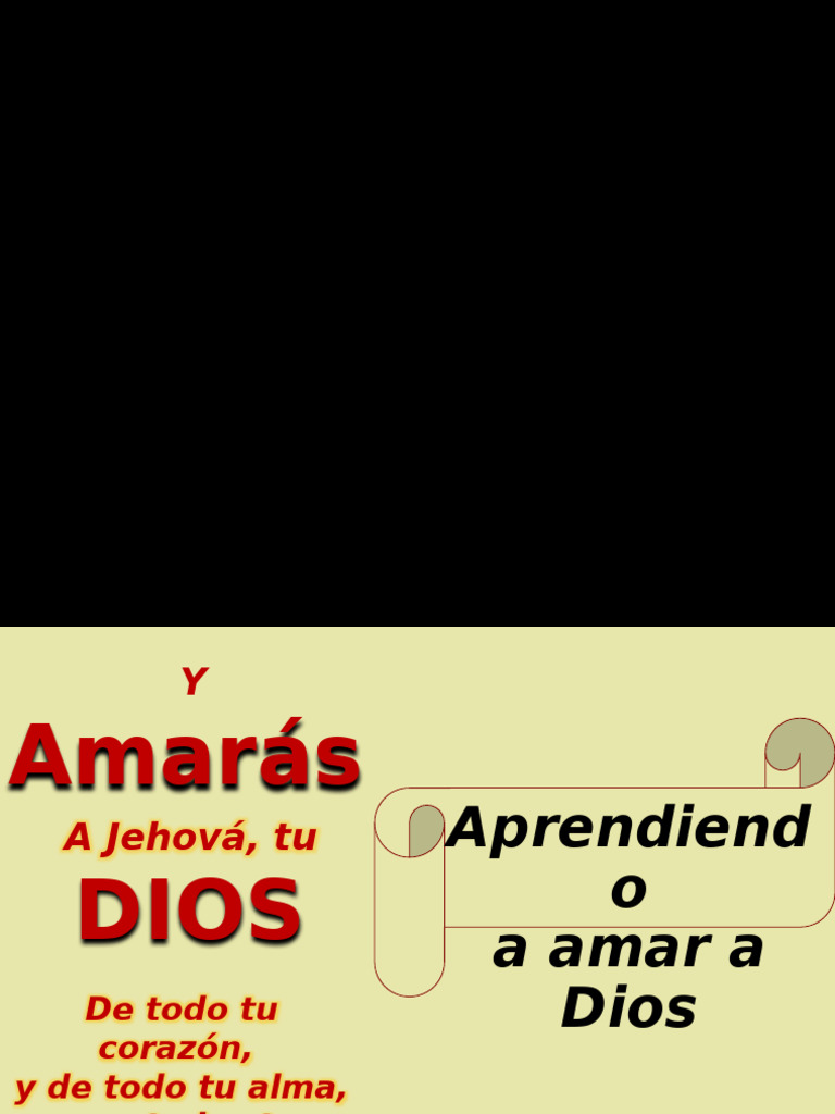 Amar a Dios: Guía y Reflexiones | PDF | Amor | Jesús