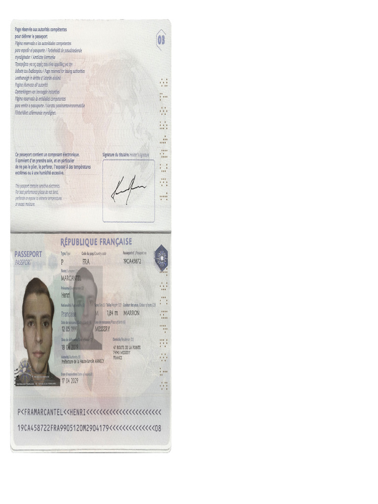 France - Passport - 600 - DPI Max | PDF