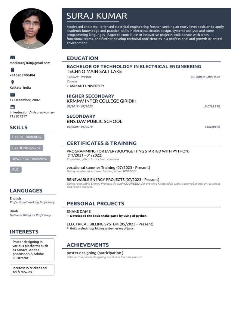 SURAJ's Resume (3) | PDF