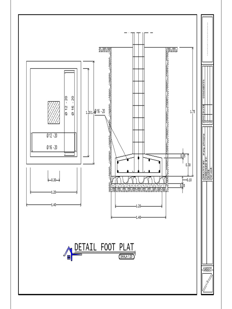 Detail Foot Plat | PDF