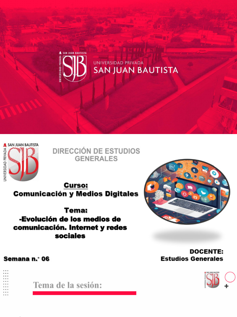 Sesión 6-Comunicación y Medios Digitales | PDF | Medios de comunicación) | Servicio de redes ...