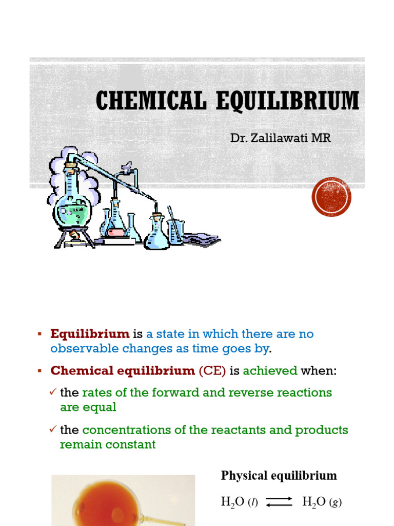 Chemical Equilibrium | PDF | Chemical Equilibrium | Reaction Rate