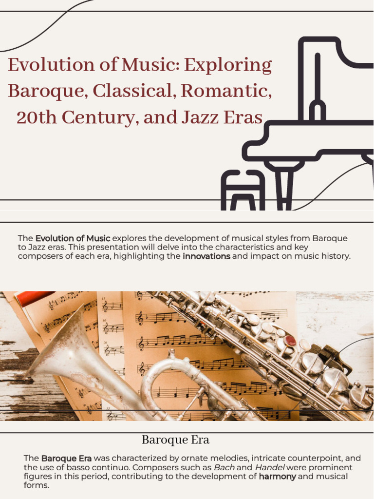 Evolution of Music | PDF | Classical Period (Music) | Jazz
