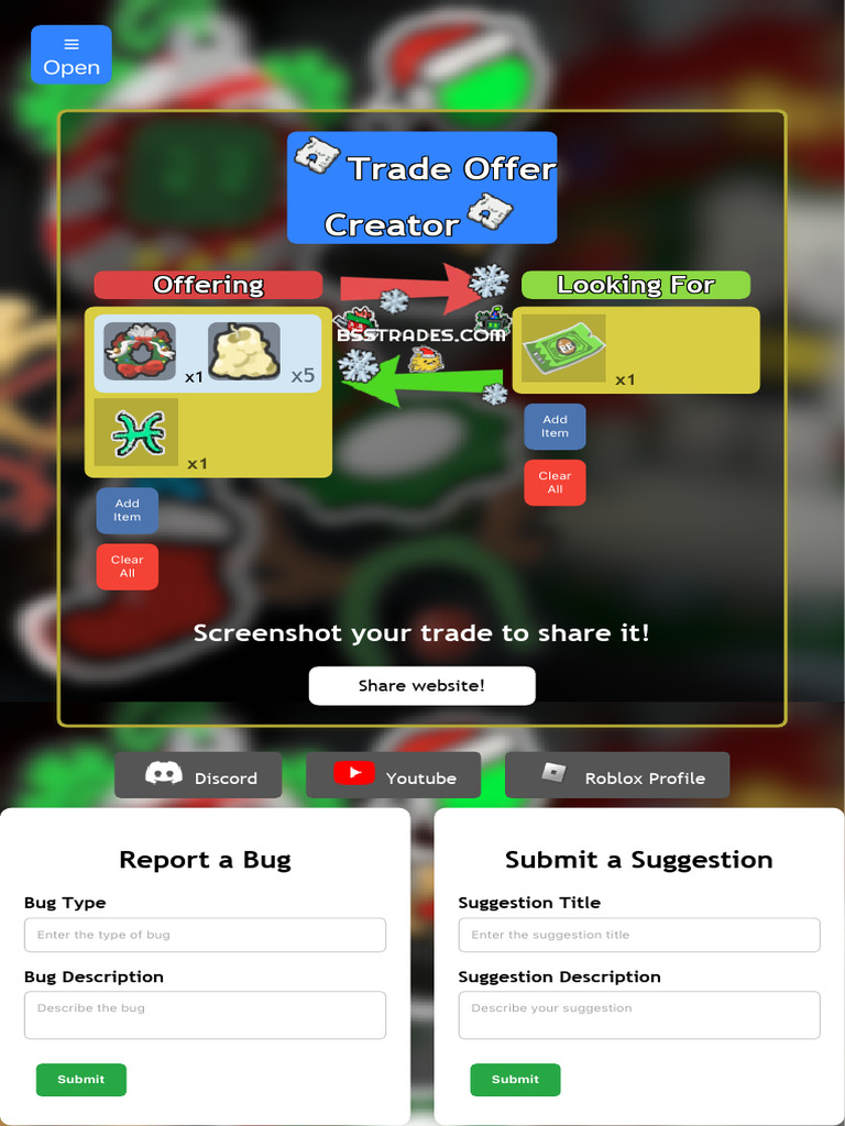 BSS Trade Offer Creator Tool | PDF