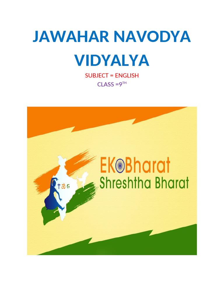 Jawahar Navodya Vidyalya | PDF | Subtropics | Forests