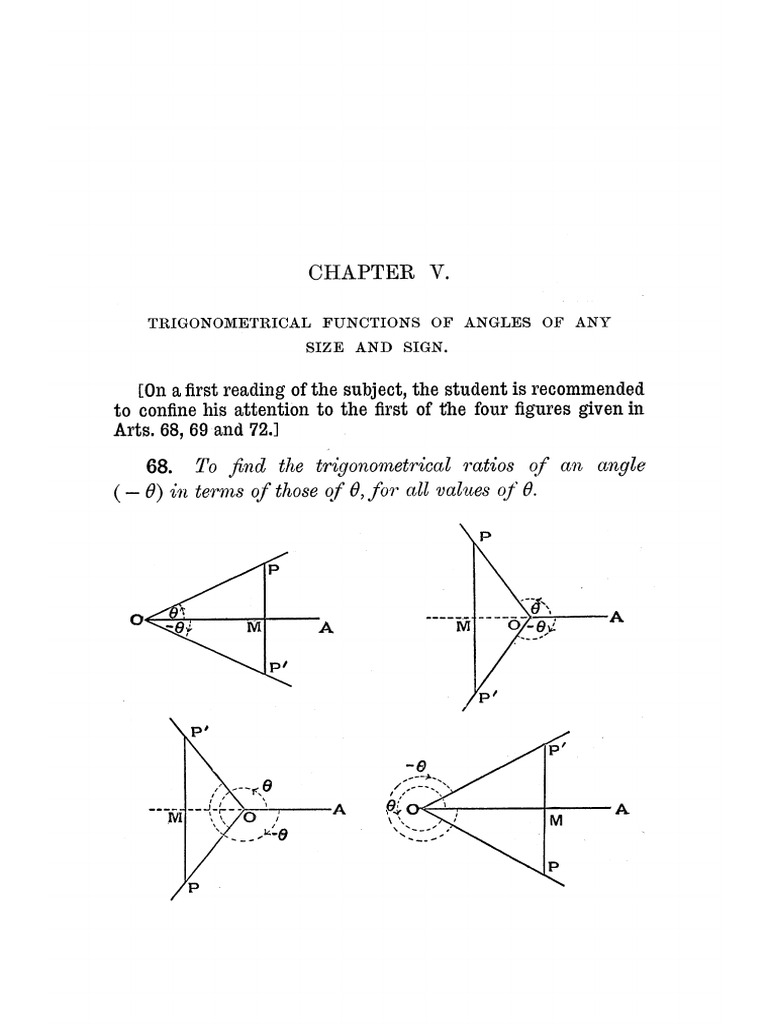 Plane Trigonometry Pdf