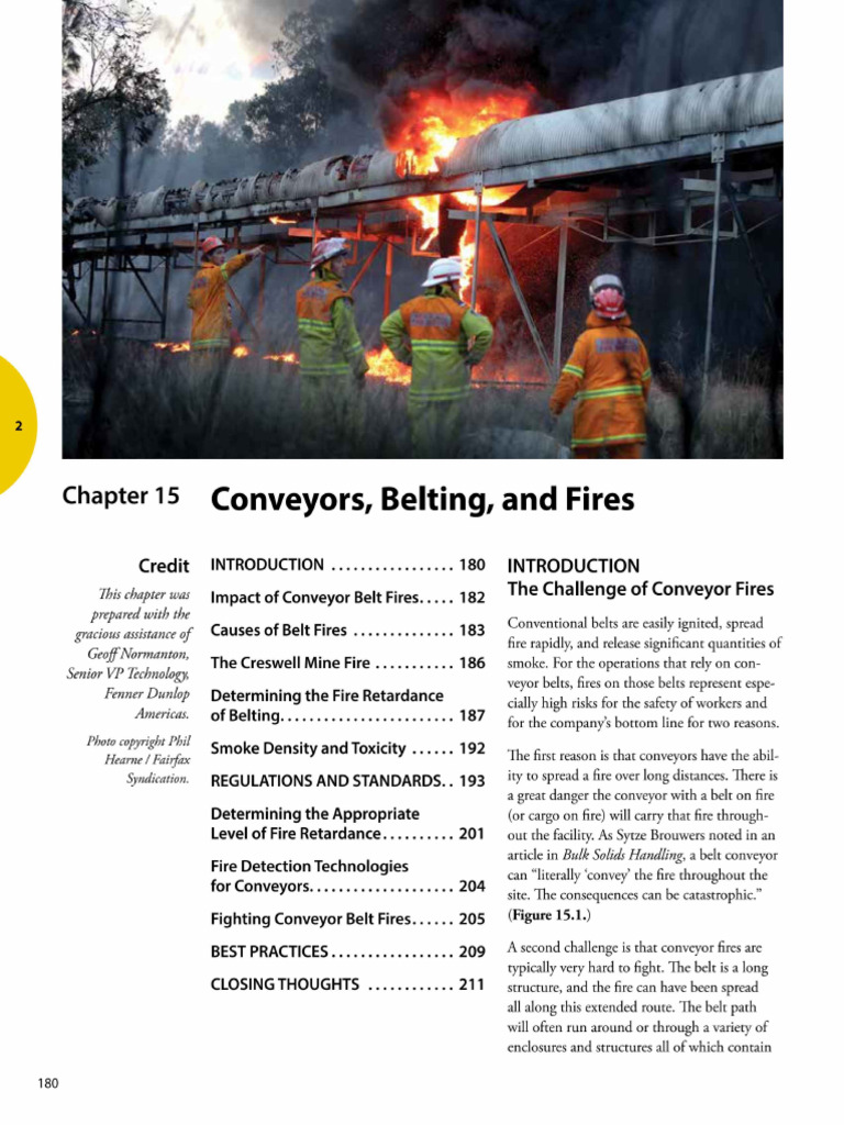 Conveyor Fires | PDF