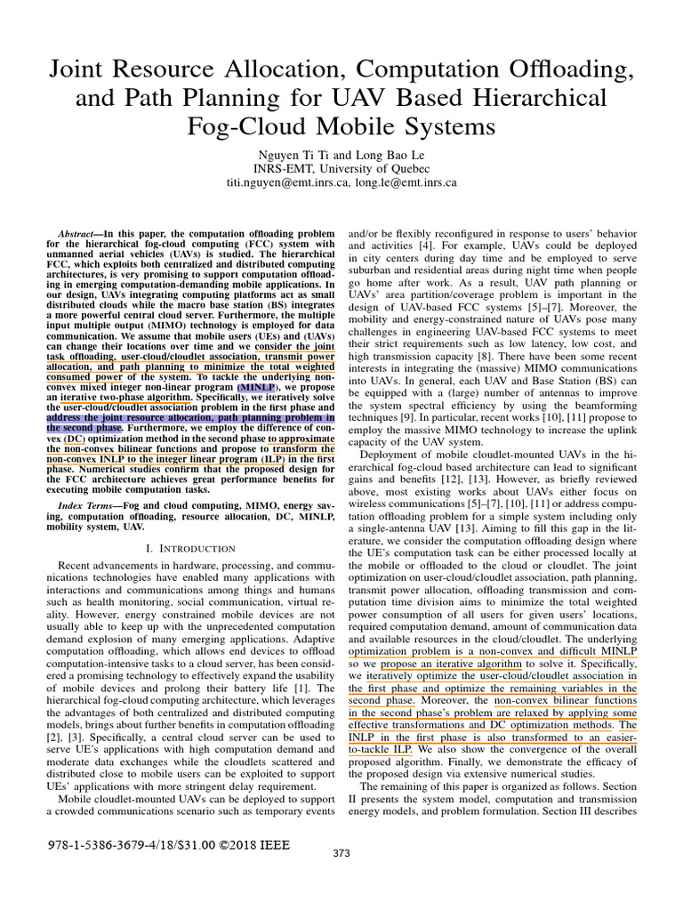 Joint Resource Allocation Computation Offloading And Path Planning For Uav Based Hierarchical