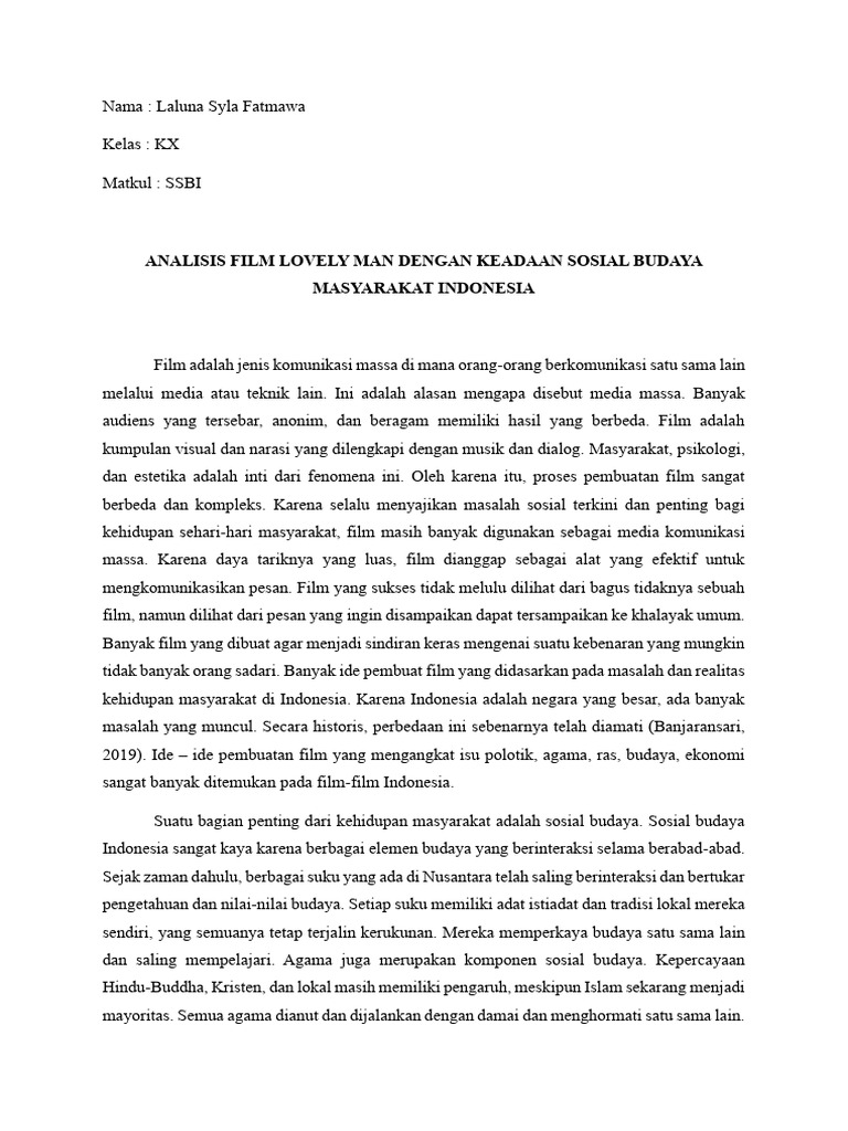 Uas - Laluna SF - Ssbi - KX | PDF | Politik | Ilmu Sosial