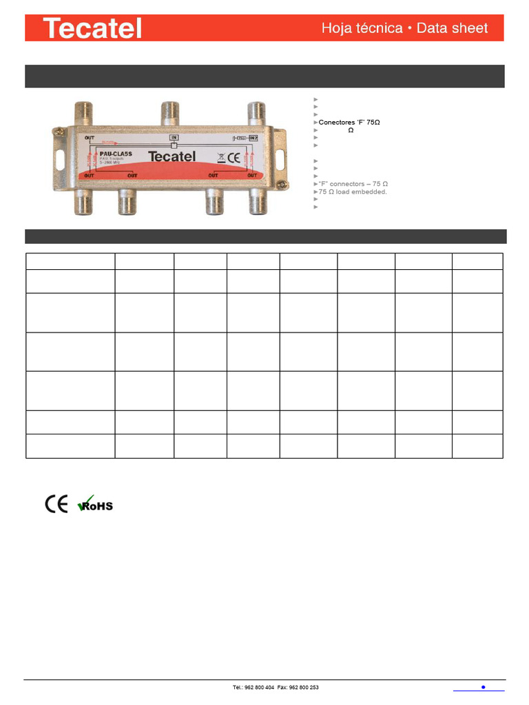 Datasheets 0000033624 | PDF