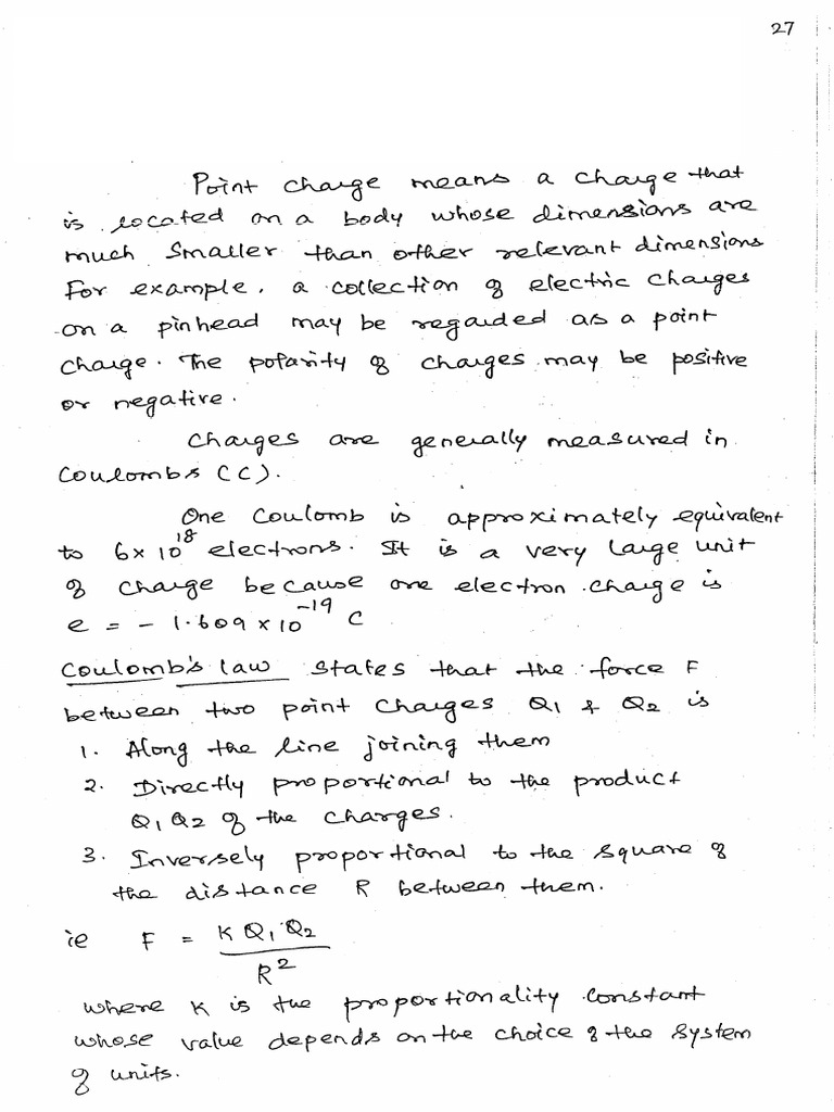 EMF Notes-Unit II | PDF