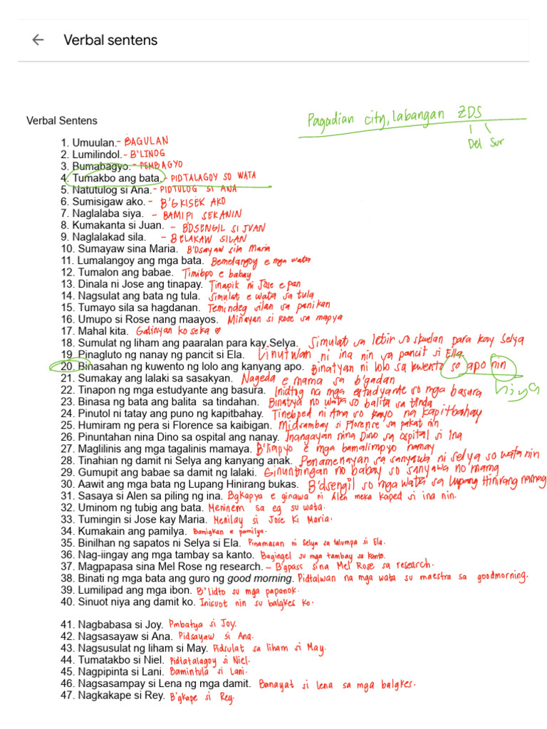 Verbal Na Sentens | PDF