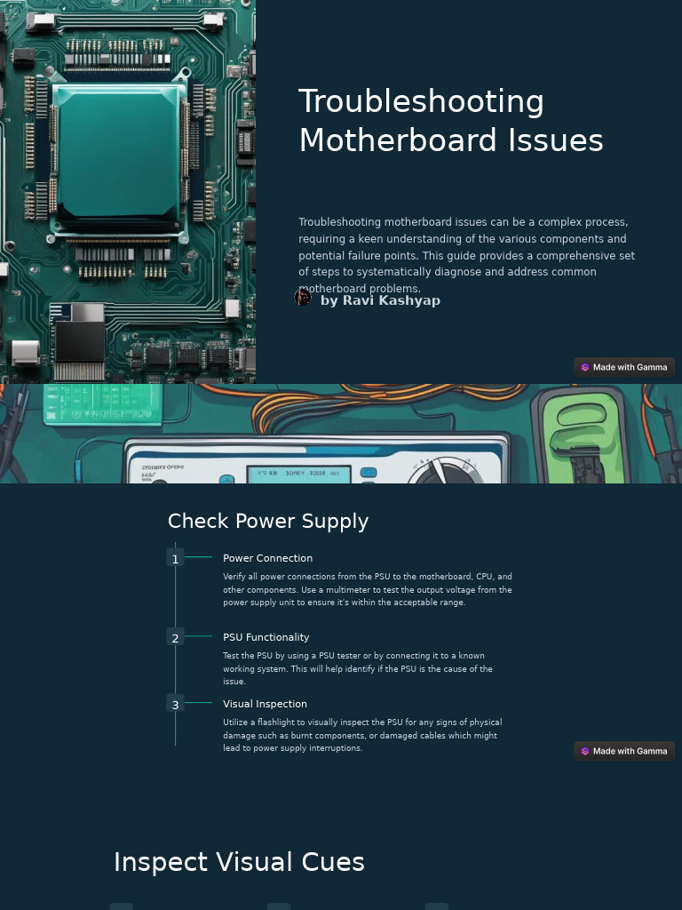 Troubleshooting Motherboard Issues | PDF | Bios | Computer Hardware