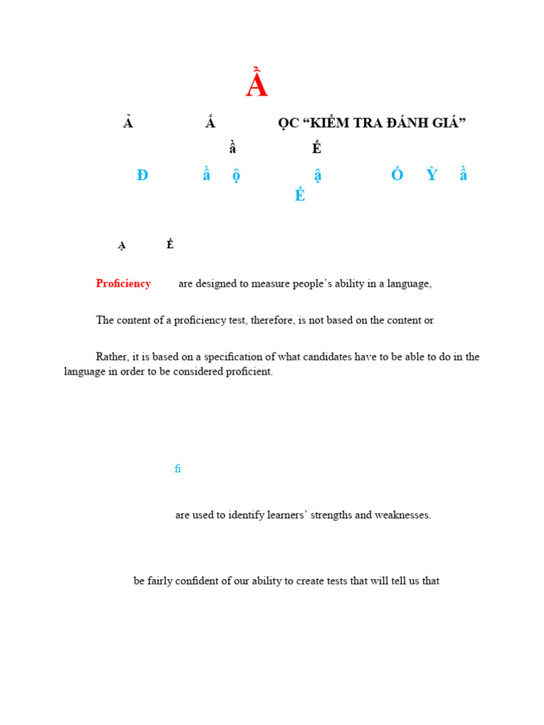 Huong Dan Hoc Mon KTDG | PDF | Multiple Choice | Validity (Statistics)