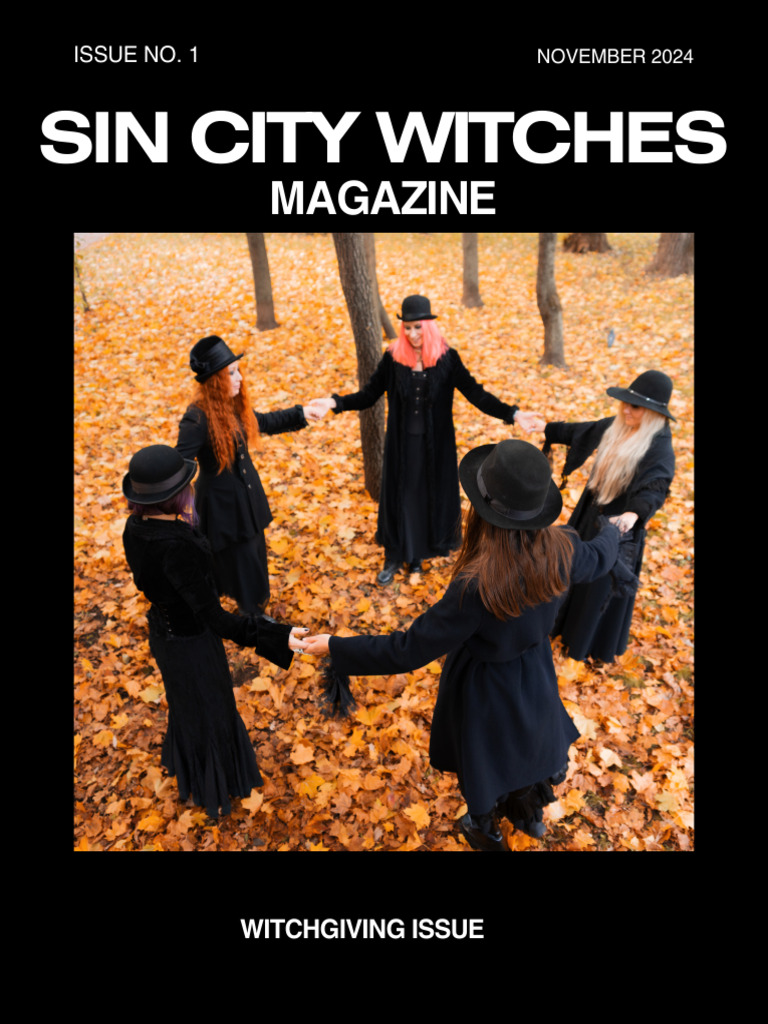 Sin City Witches Magazine Volume1 | PDF | Rosemary | Gratitude