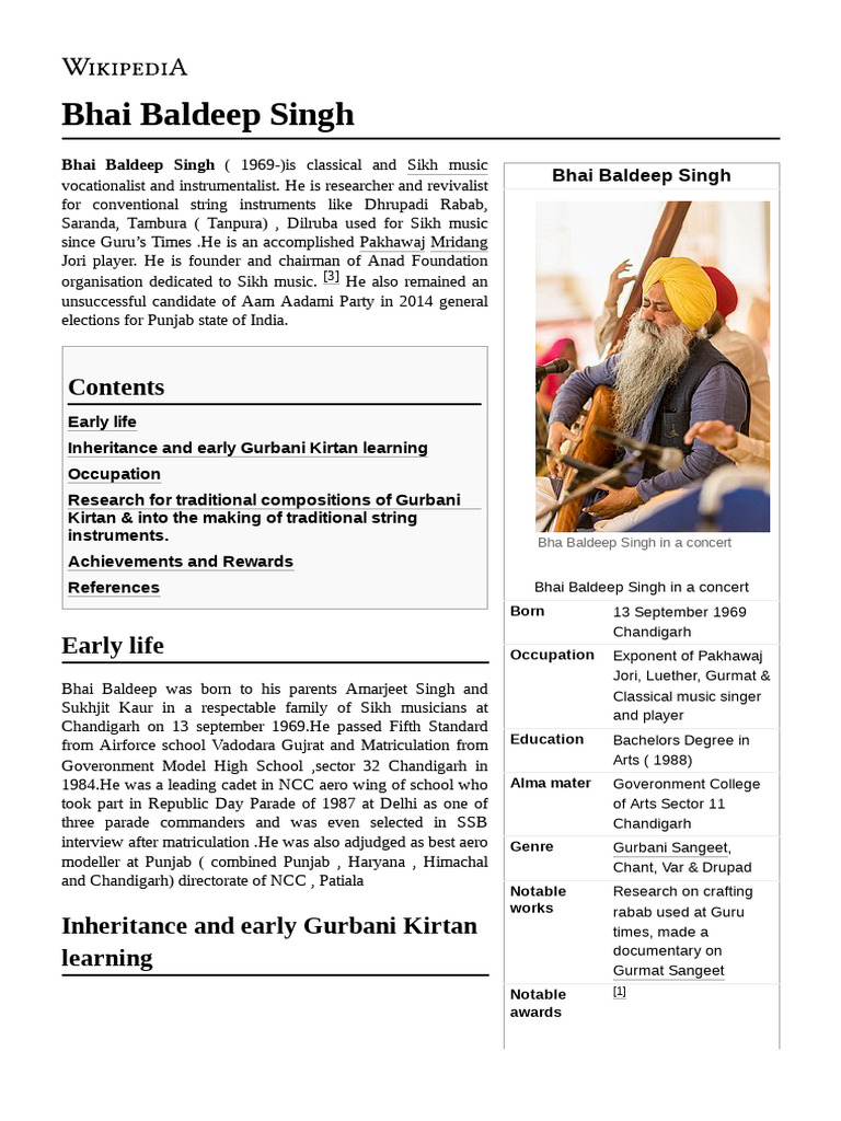 Bhai_Baldeep_Singh | PDF | Nāstika | Punjab