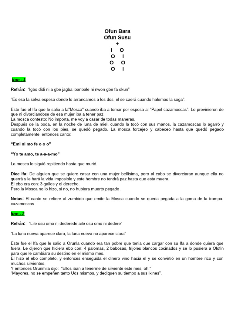 07 - Ofun Obara | PDF | Religión étnica