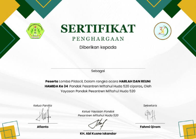 Peserta Pildacil | PDF