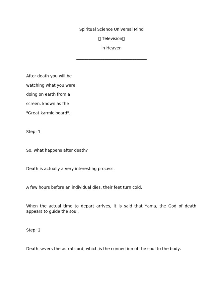 Universal Mind | PDF | Soul | Reincarnation