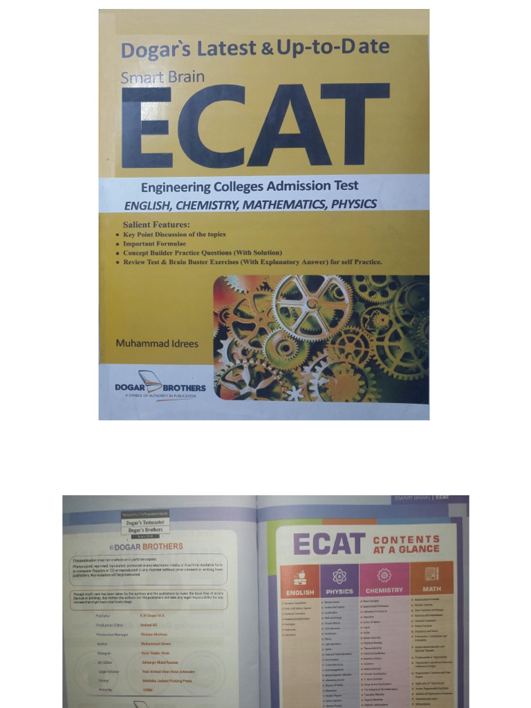 ECAT Note Book | PDF