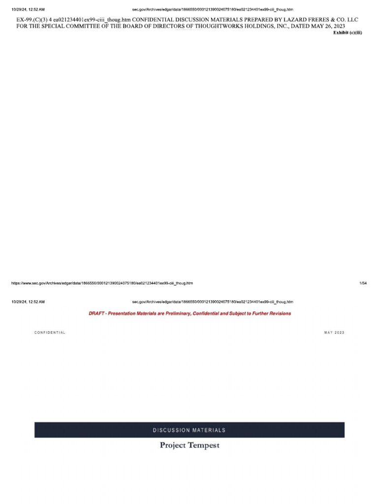 Thoughtworks Lazard 2 | PDF