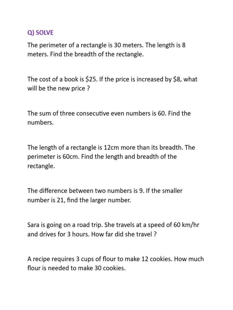 Math Problem Solving Exercises | PDF | Religion & Spirituality