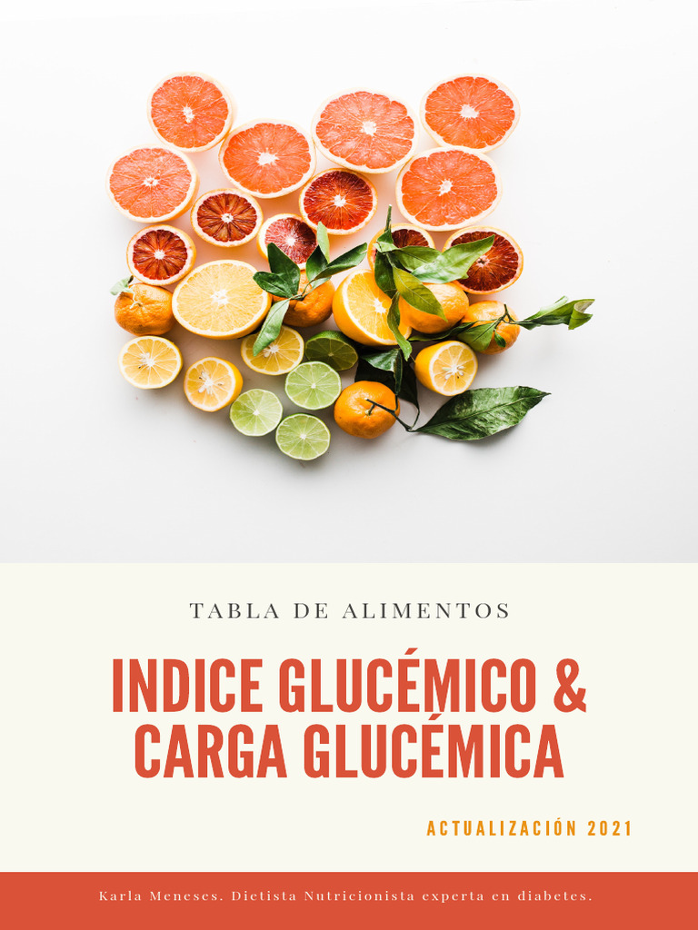 Tabla De índice Glucémico De Vegetales Índice Glucémico De Los