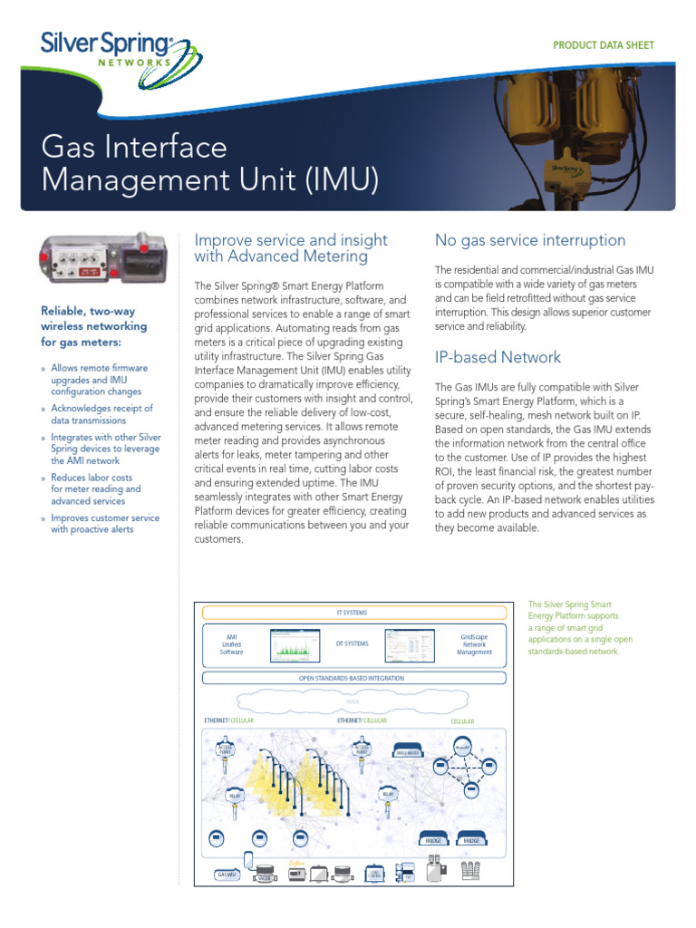 Gas Interface Management Unit (IMU) : Improve Service and Insight With ...