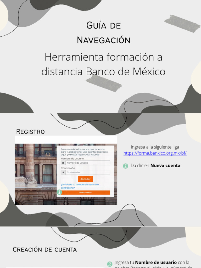 Manual de Navegación Banxico | PDF