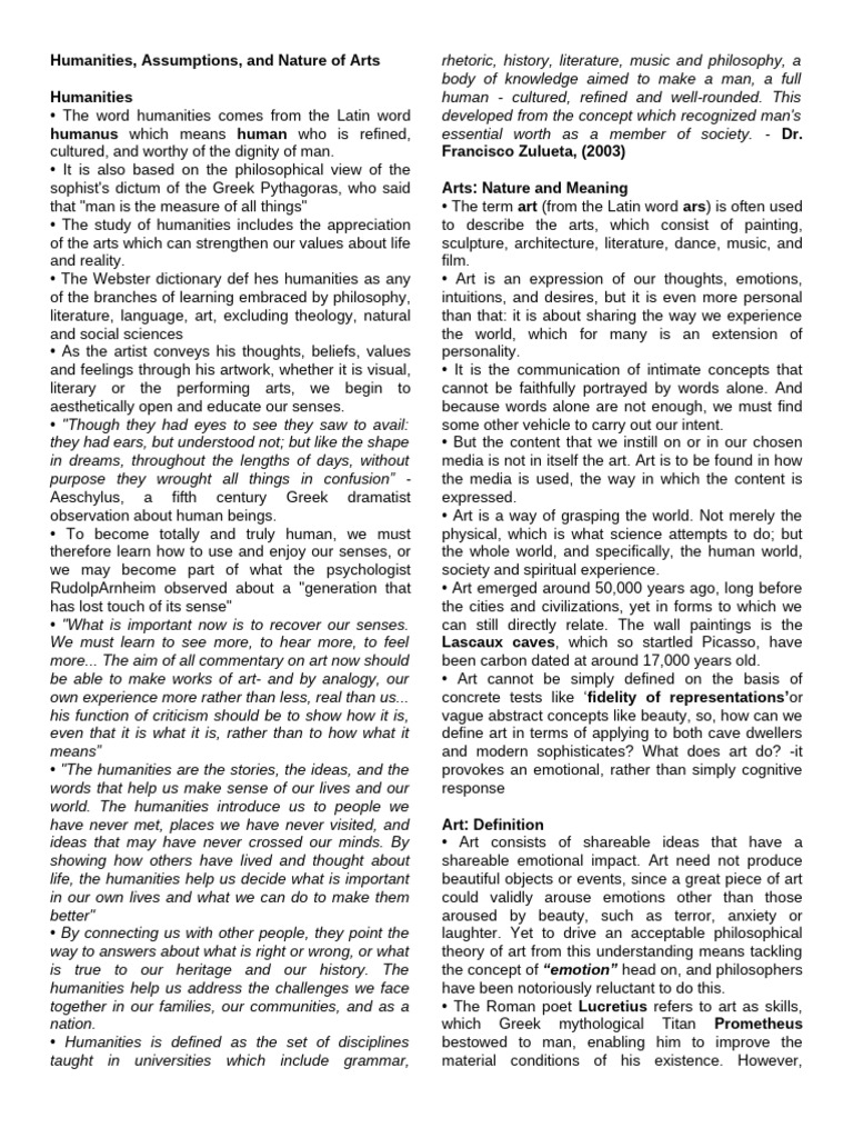 ARTAPP-MIDTERMS | PDF | The Arts | Creativity