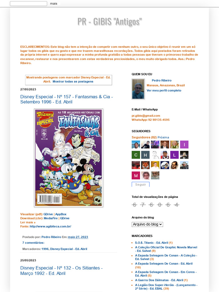 PR - GIBIS - Antigos | PDF | Marvel Comics | Quadrinhos