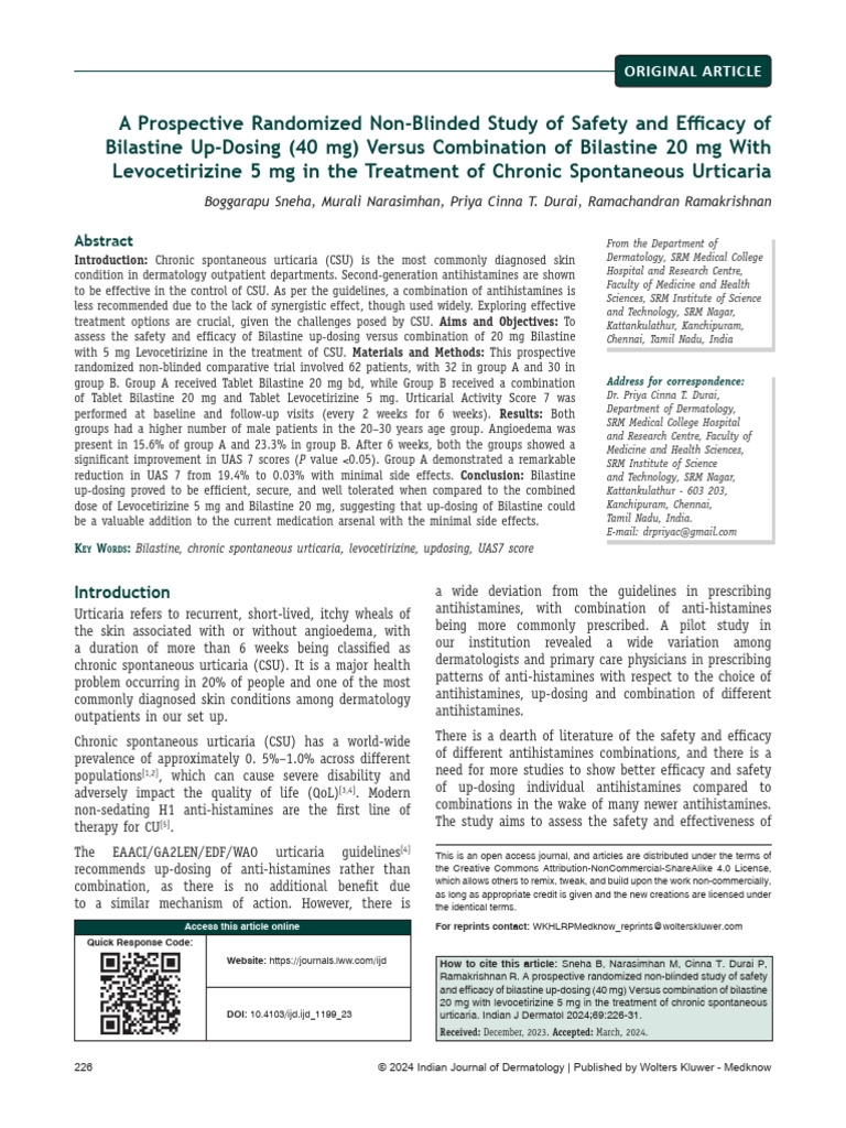A Prospective Randomized Non Blinded Study Of.4 | PDF | Causes Of Death ...